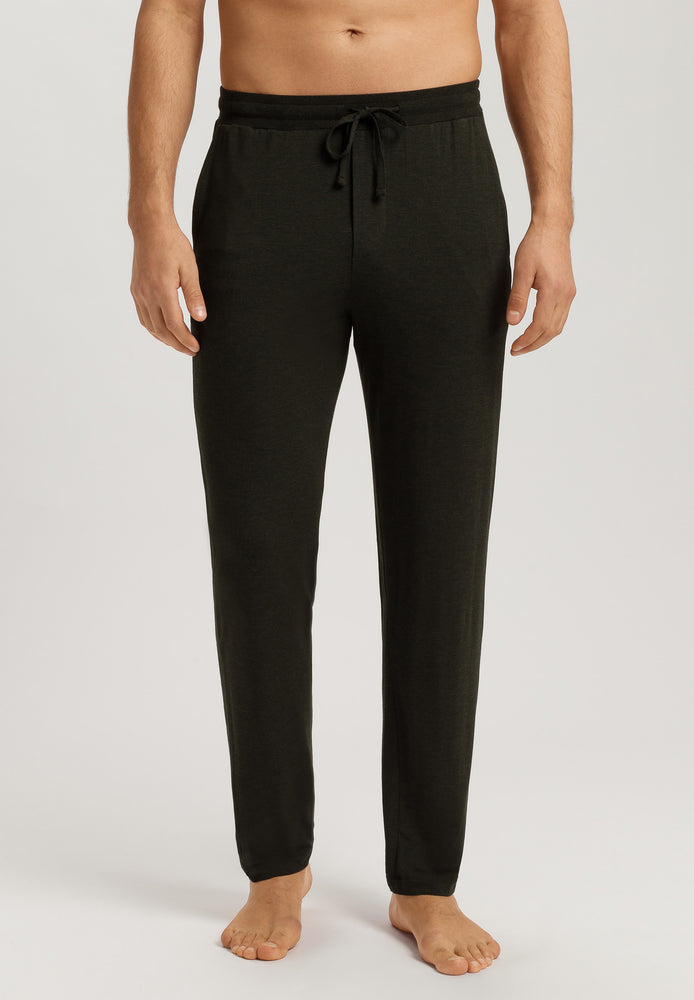 Casuals Drawstring Pants | Earthy Ink Melange 75040-3044 – HANRO
